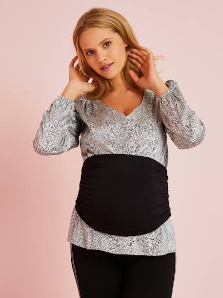 Maternity Panel in Soft Fabric - black, Maternity