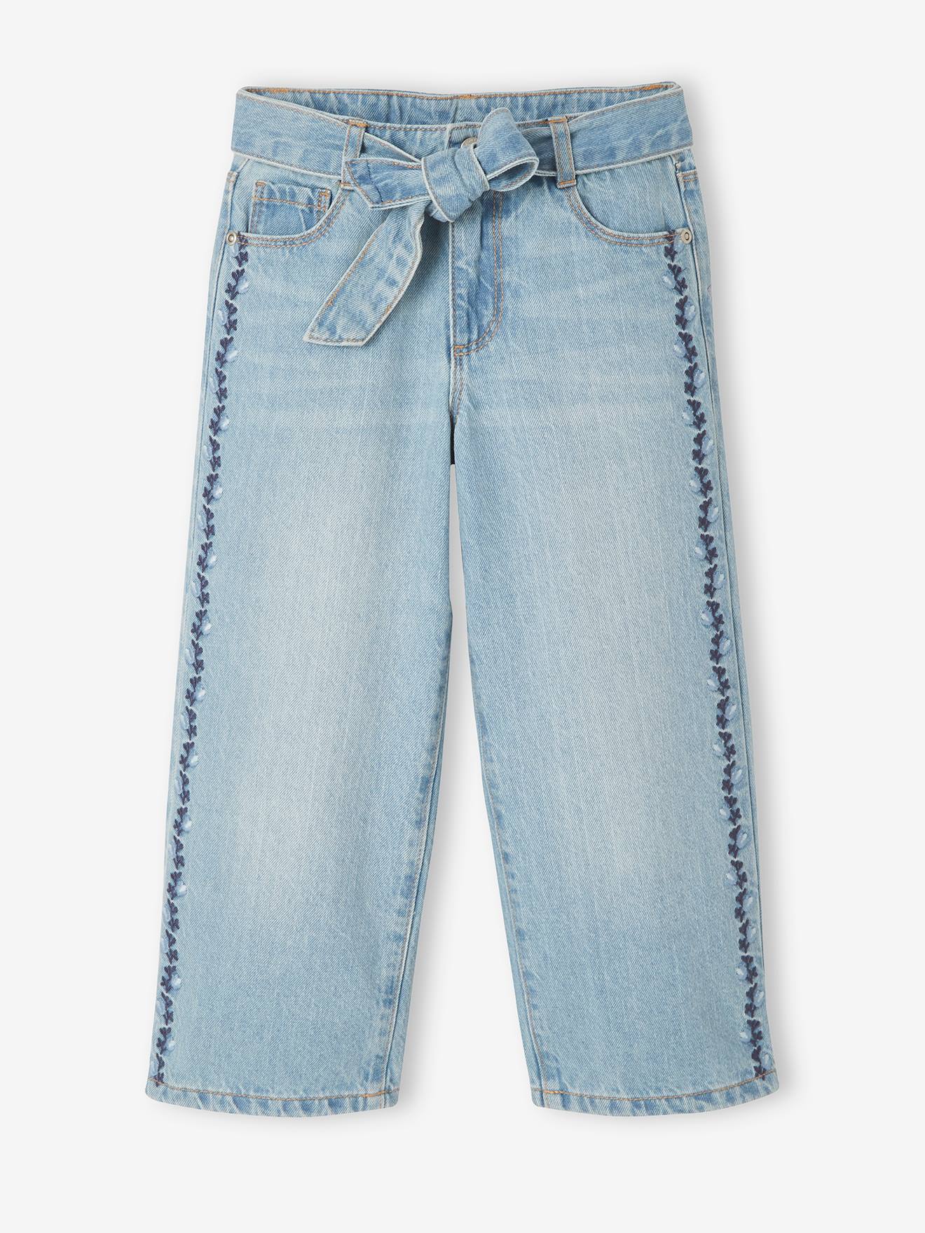 Girls' jeans - Online Skinny & Denim Jeans for Kids - vertbaudet