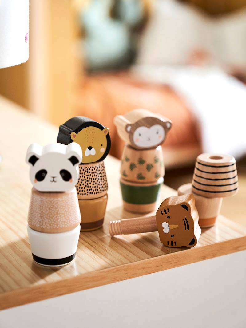 Screw-On Animals Game - Wood FSC® Certified - wood/multi, Toys