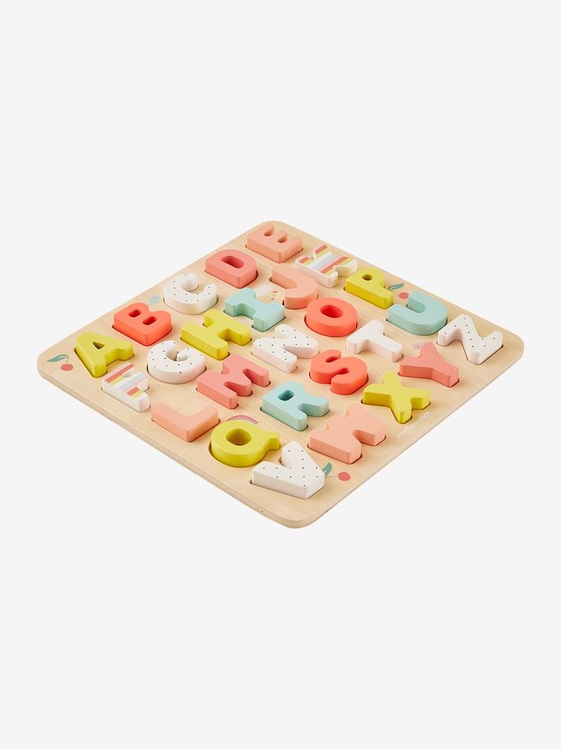 Wooden Alphabet Puzzle Board - FSC® Certified Wood - multi, Toys