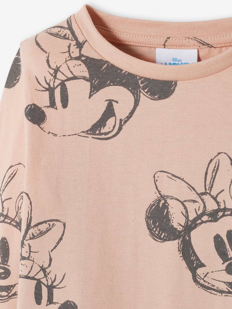 Long Sleeve Minnie Mouse Top for Girls by Disney® - pink dark all over ...