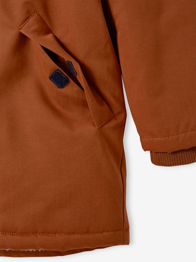 Hooded Parka with Sherpa Lining & Recycled Polyester Padding, for Boys ...