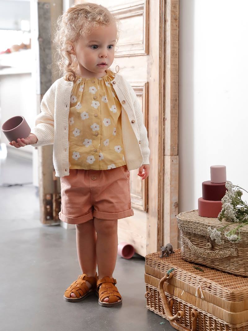 Blouse with Butterfly Wings, for Babies - pale blue, Baby