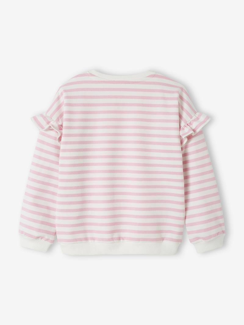Sailor-type Sweatshirt with Ruffles on the Sleeves, for Girls - old ...