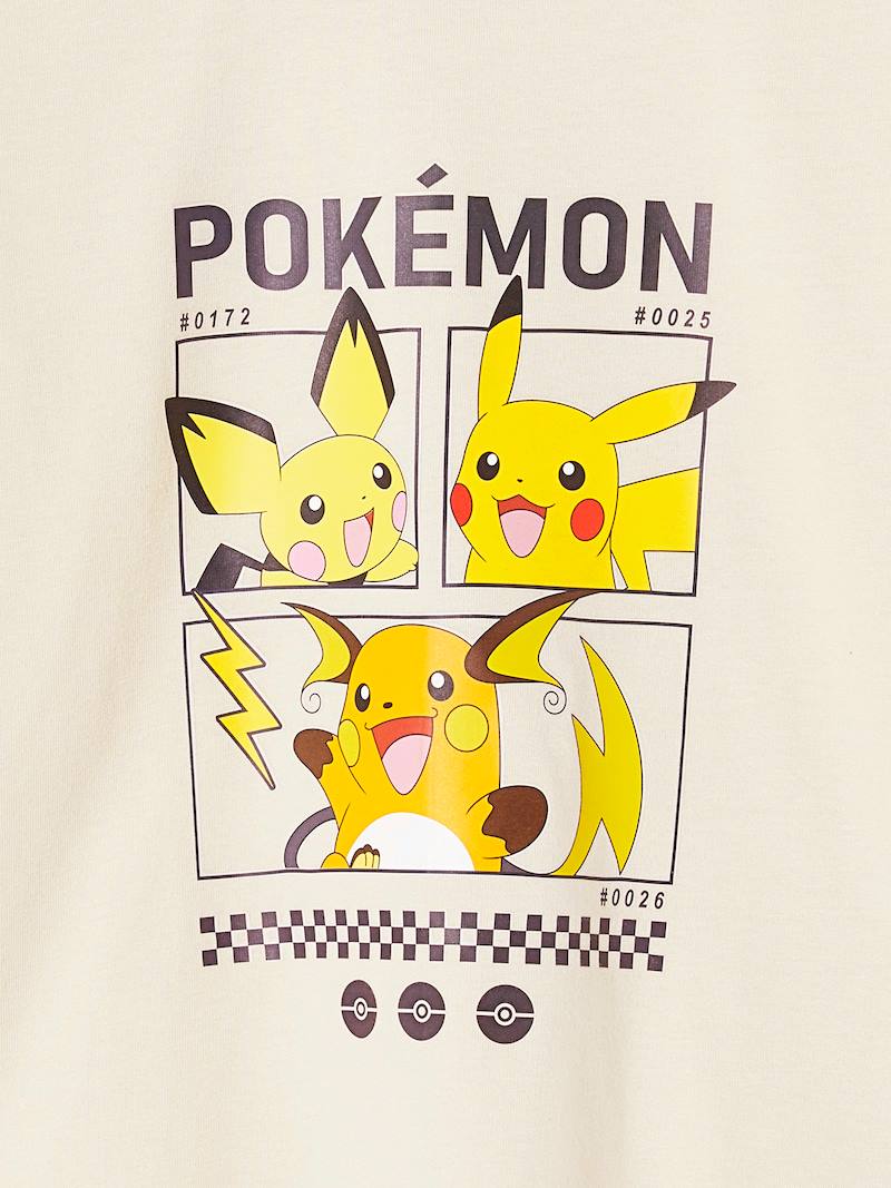 Pikachu Evolution Top for Boys, by Pokemon® - sandy beige, Boys