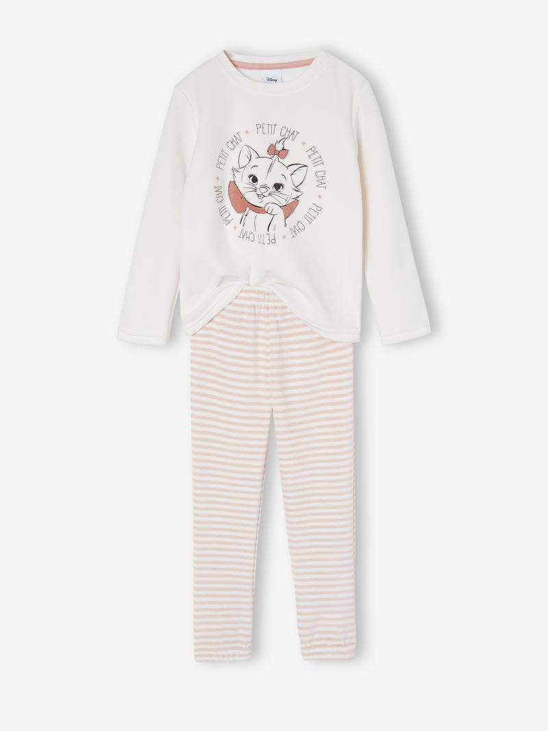 Girls' pyjamas DISNEY ANIMALS Marie The Aristocats - pale pink, Girls