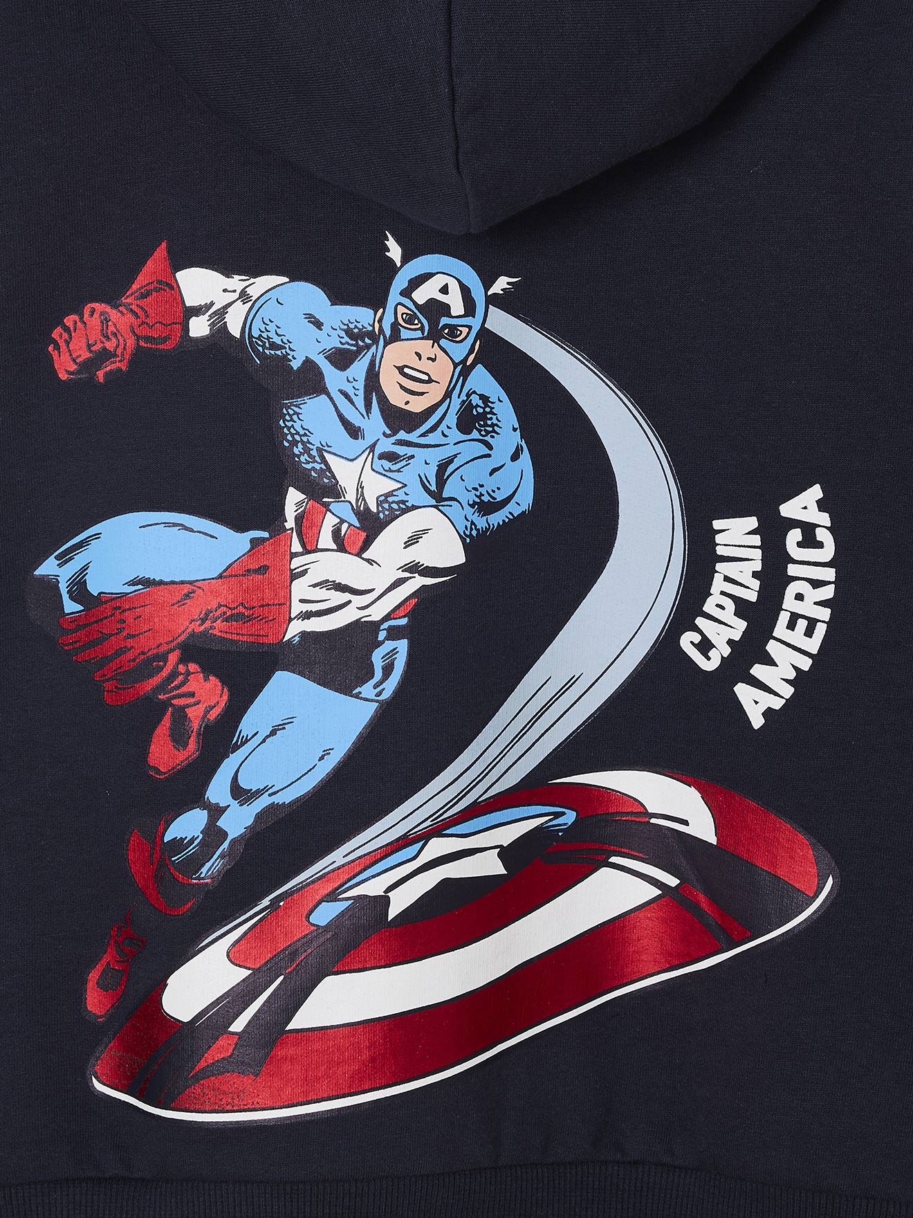 Vetement Homme Sweat à Capuche Marvel Captain America – Homme, Licence ...