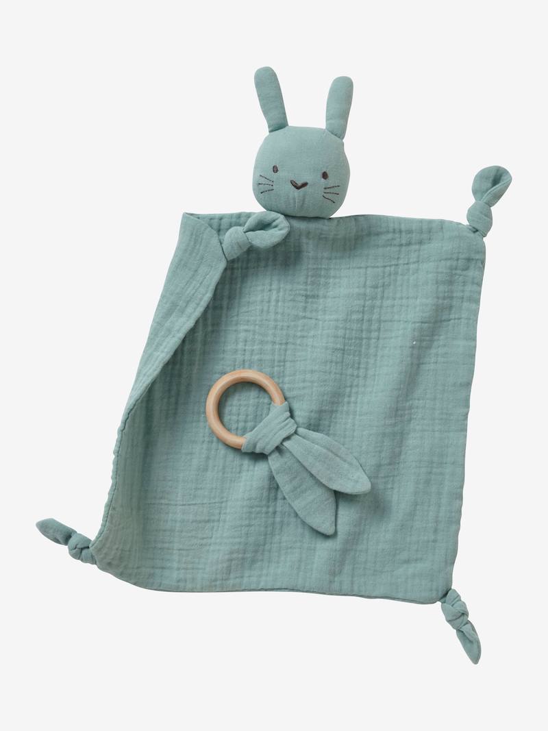Baby Comforter Toy + Round Rattle - green/multi, Toys